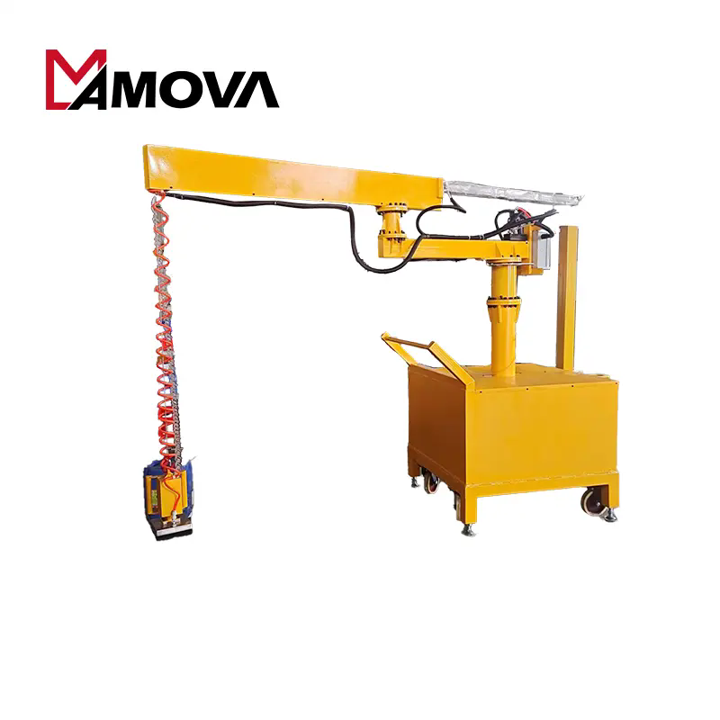 Movable Articulating Jib Crane Drum Lifting - Industrial Manipulator